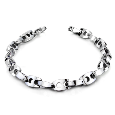 Tungsten Carbide 8MM Manhattan Link Bracelet